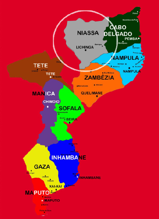 A província do Niassa em Moçambique
