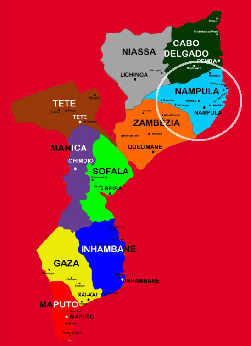 Província de Nampula em Moçambique