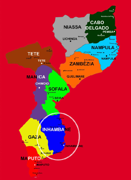 A Província de Inhambane em Moçambique